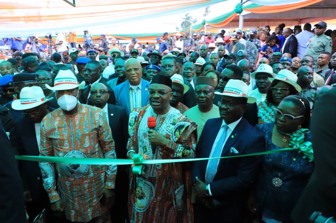 A'Ibom At 35: Gov Emmanuel Inaugurates Remodelled General Hospital At ...